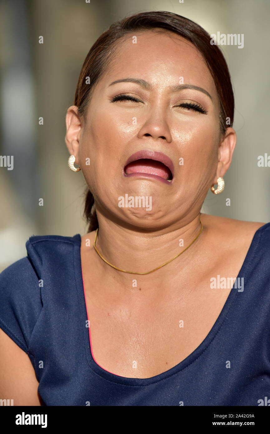 Crying Adult Female Stock Photo - Alamy