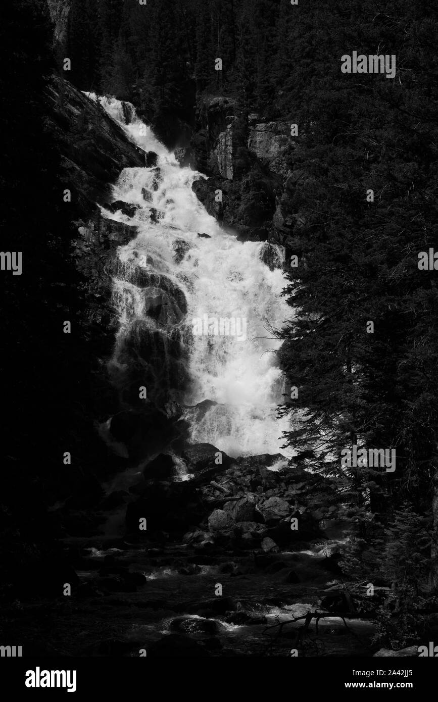 Hidden Falls Grand Teton National Park High Resolution Stock ...