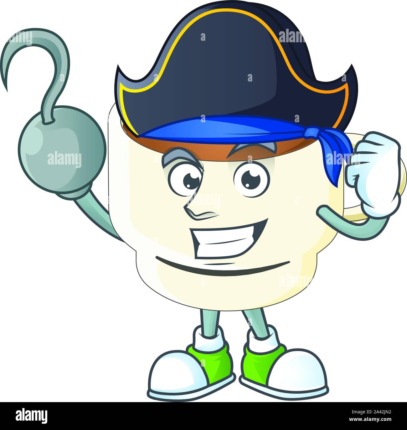 Pirate a cup coffee in the morning Stock Vector Image & Art - Alamy