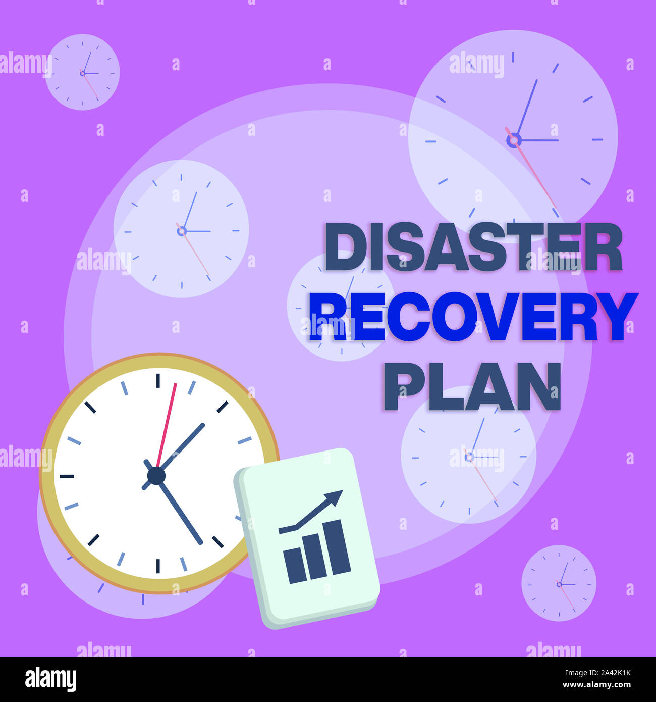 Writing note showing Disaster Recovery Plan. Business concept for ...