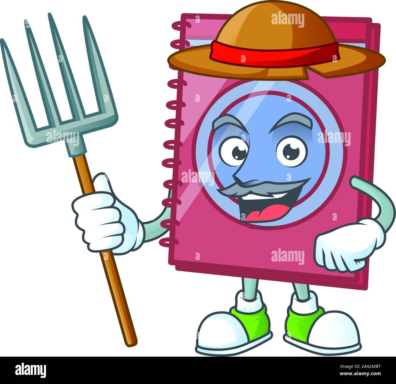 Reading farmer Stock Vector Images - Alamy