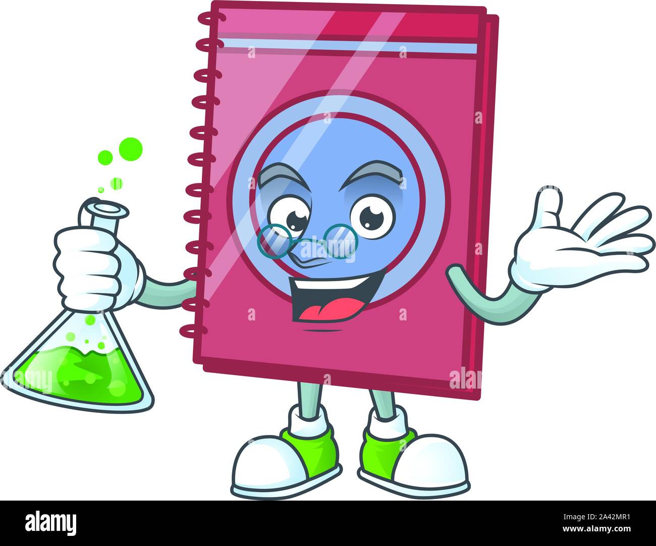 Professor red closed book for education object Stock Vector Image & Art ...