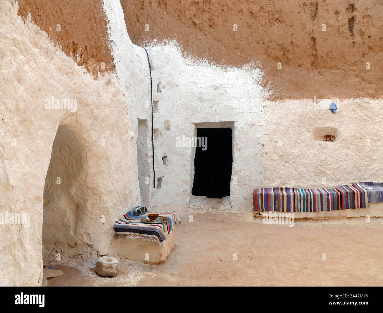 Troglodyte House, Matmata, Tunisia, North Africa Stock Photo - Alamy