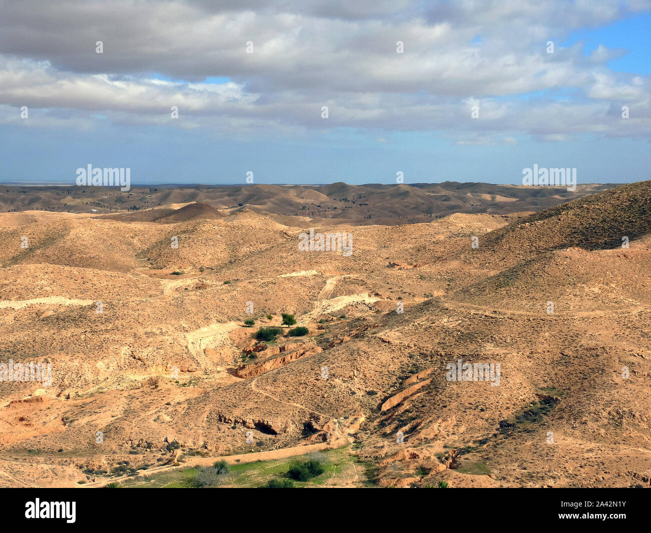 landscape, rocky desert, Matmata, Tunisia, North Africa Stock Photo - Alamy
