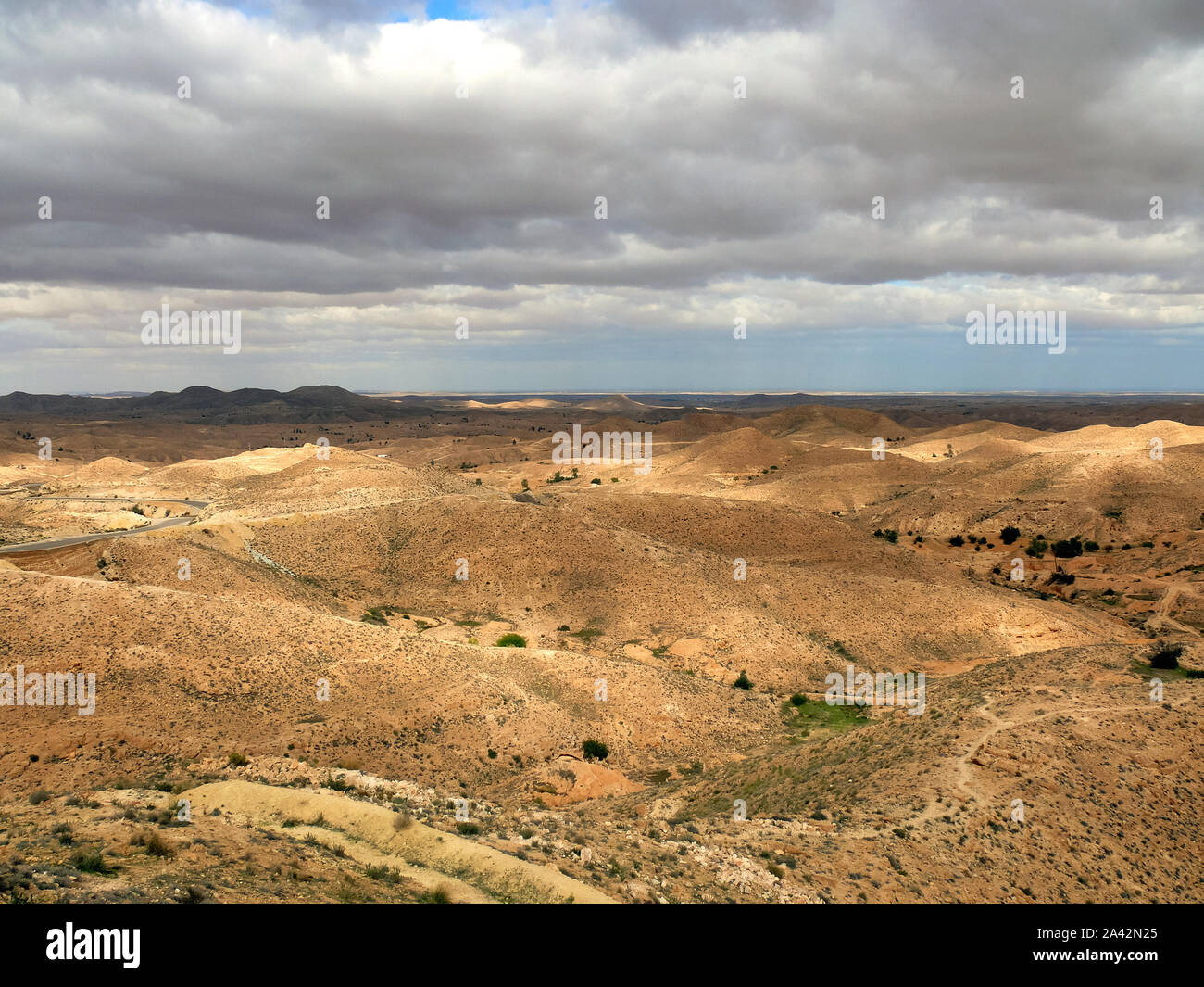 landscape, rocky desert, Matmata, Tunisia, North Africa Stock Photo - Alamy