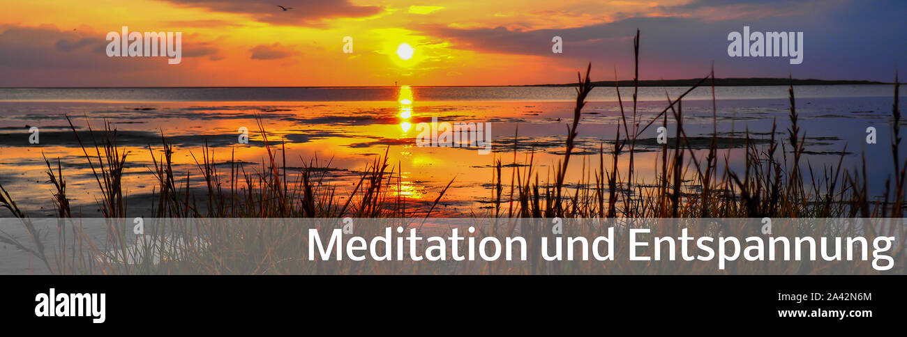 Meditation banner hi-res stock photography and images - Alamy