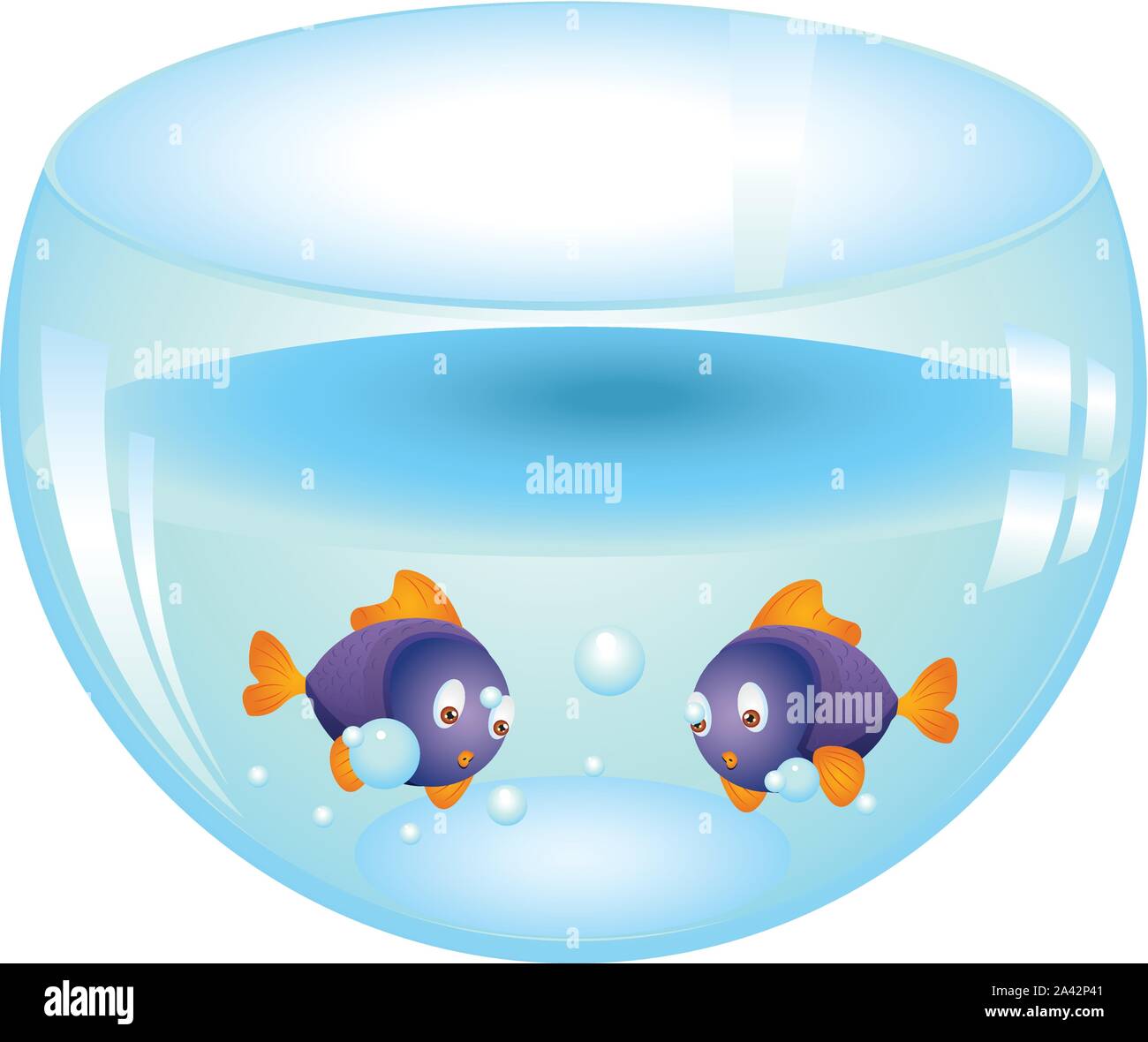 Fishbowl Stock Vector Images - Alamy