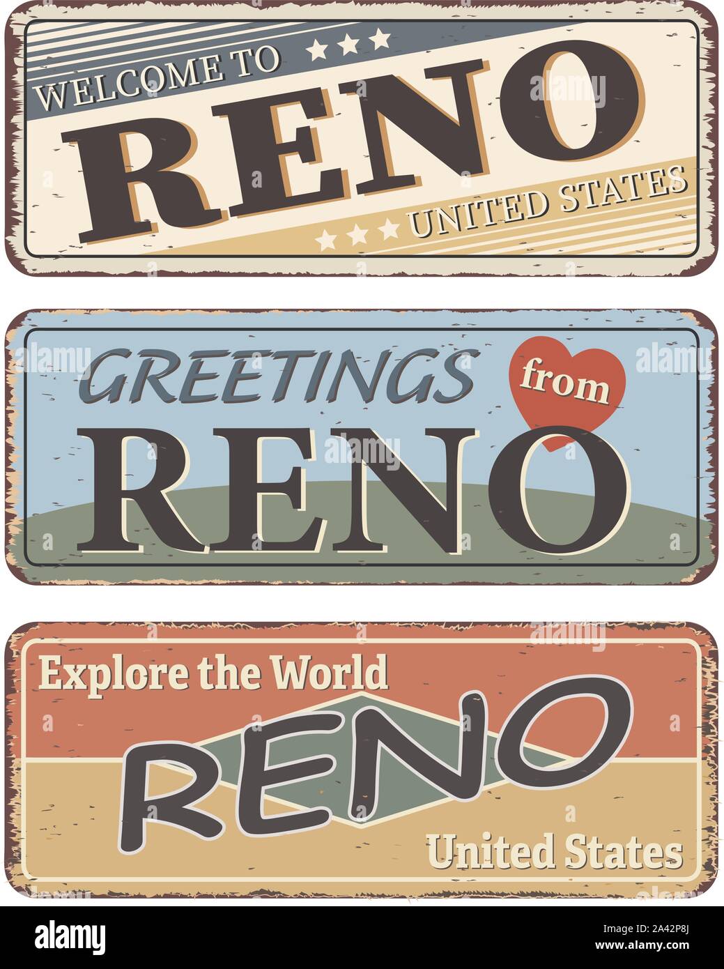 1960s reno Stock Vector Images - Alamy