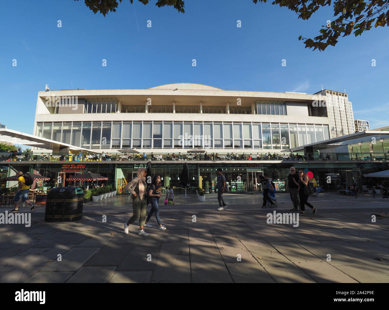 LONDON, UK - CIRCA SEPTEMBER 2019: The Royal Festival Hall built as ...