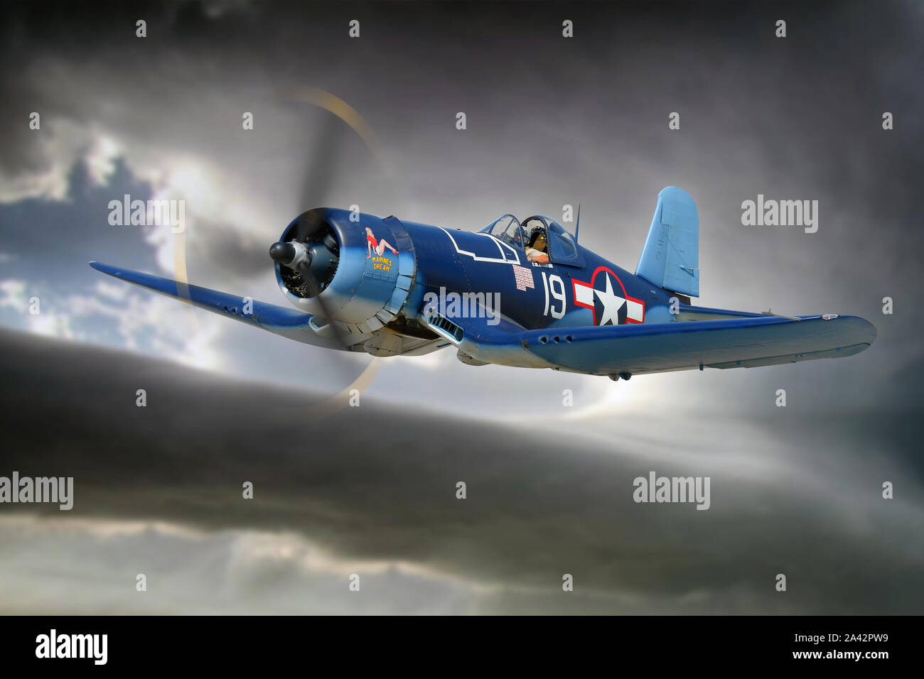 Goodyear FG-1D Corsair Stock Photo - Alamy