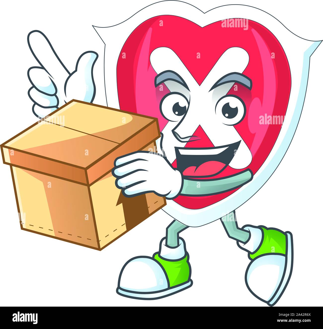 Red post box clipart hi-res stock photography and images - Alamy