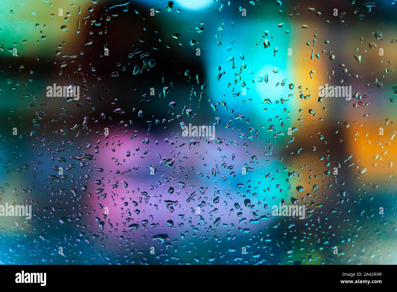 Rainy night windscreen hi-res stock photography and images - Alamy