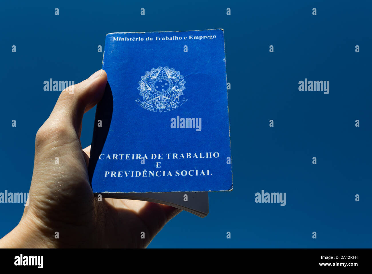 Brazilian workbook (Carteira de Trabalho e Previdencia Social - CTPS ...
