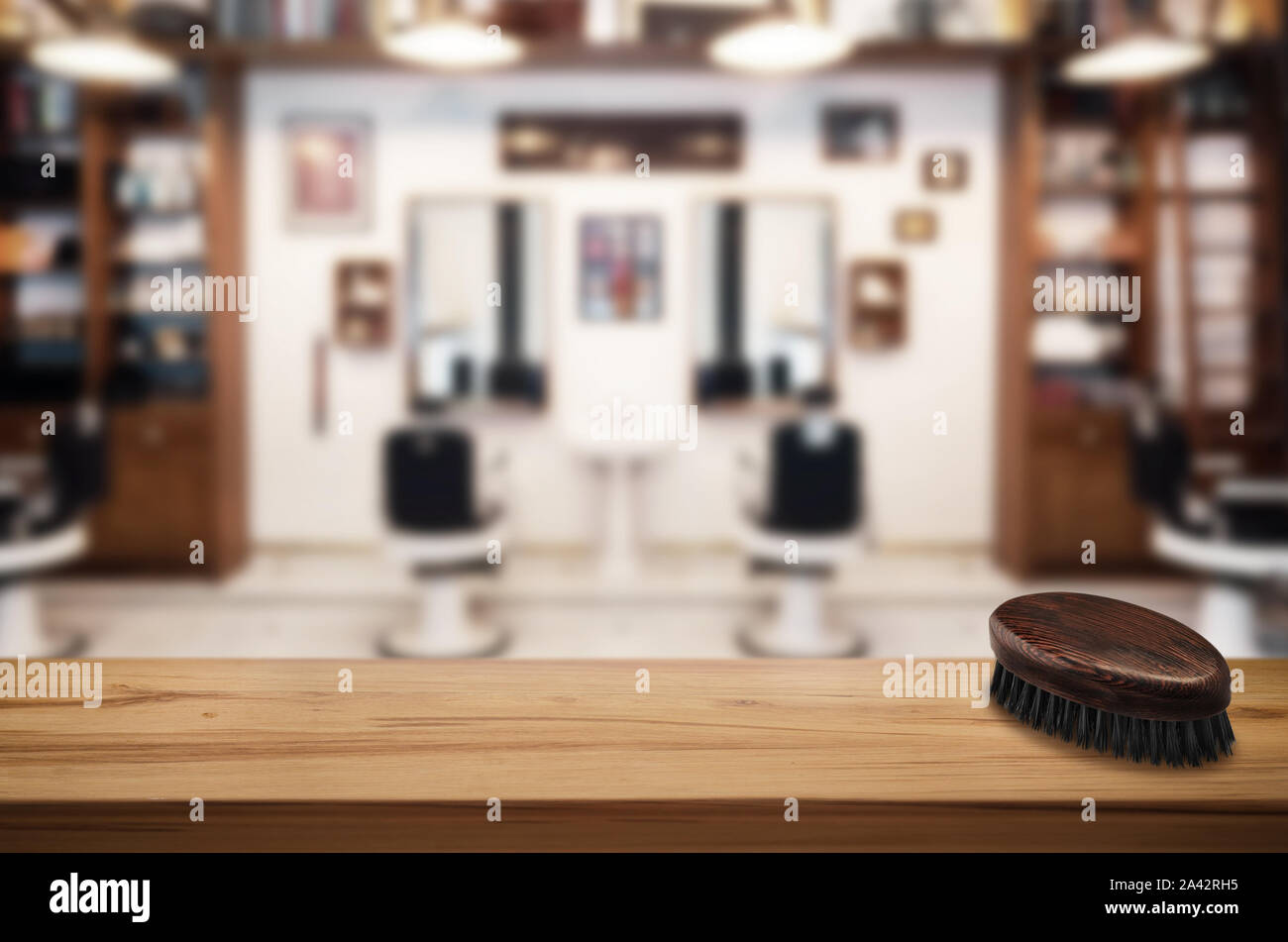 Barber shop table hi-res stock photography and images - Alamy