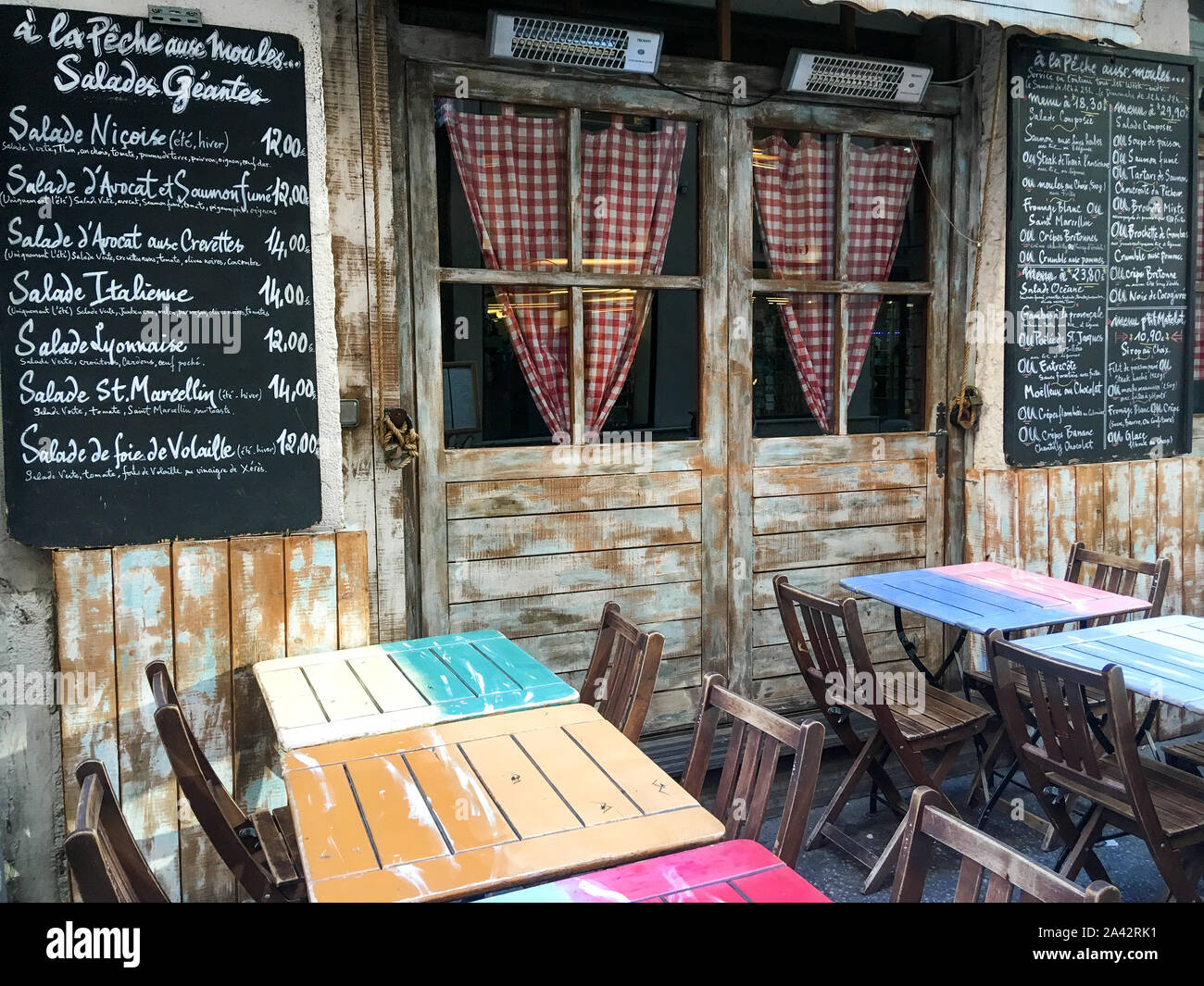 Fish restaurant, Lyon, France Stock Photo - Alamy