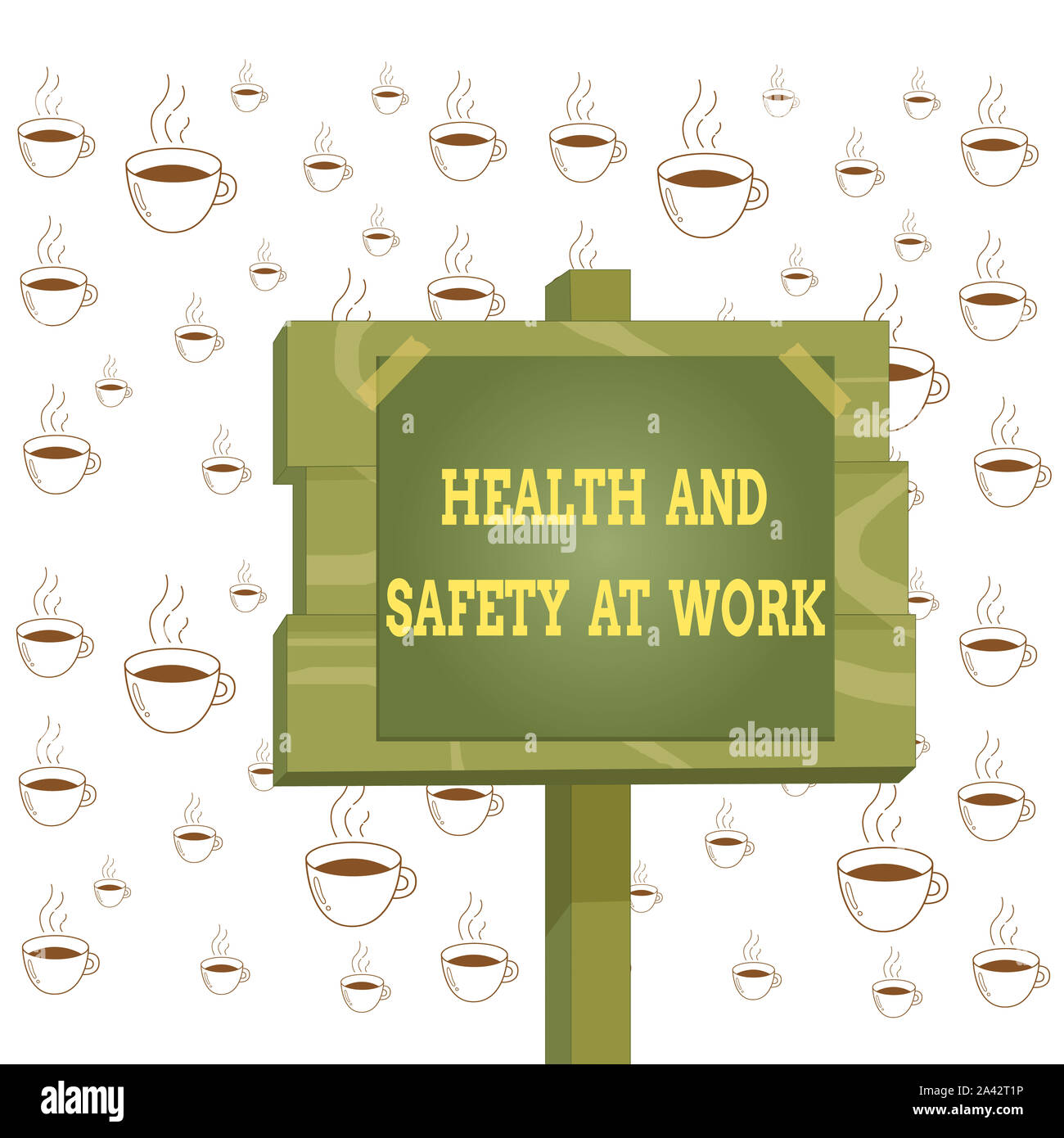Writing note showing Health And Safety At Work. Business concept for ...