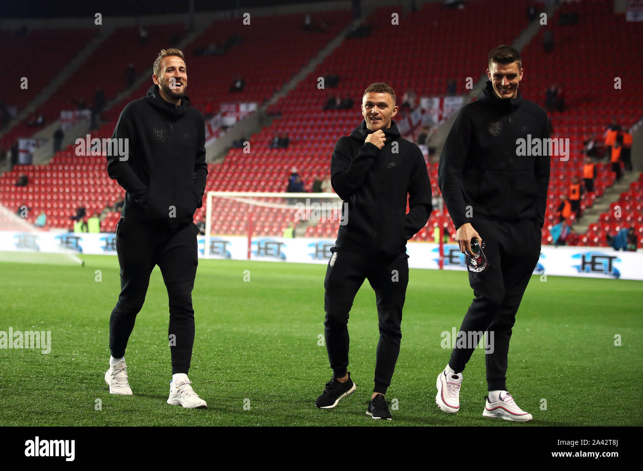 England's (from left to right) Harry Kane, Kieran Trippier and Nick ...