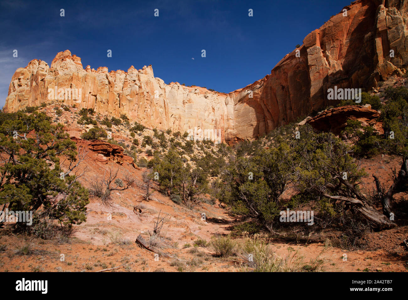 Sedimentary rock, Burr Trail, near Boulder, UT Stock Photo - Alamy