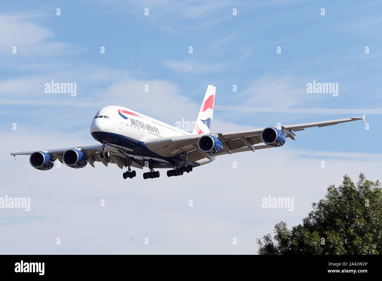 Airbus A380 - MSN 192 - G-XLEJ British Airways coming down to land at ...