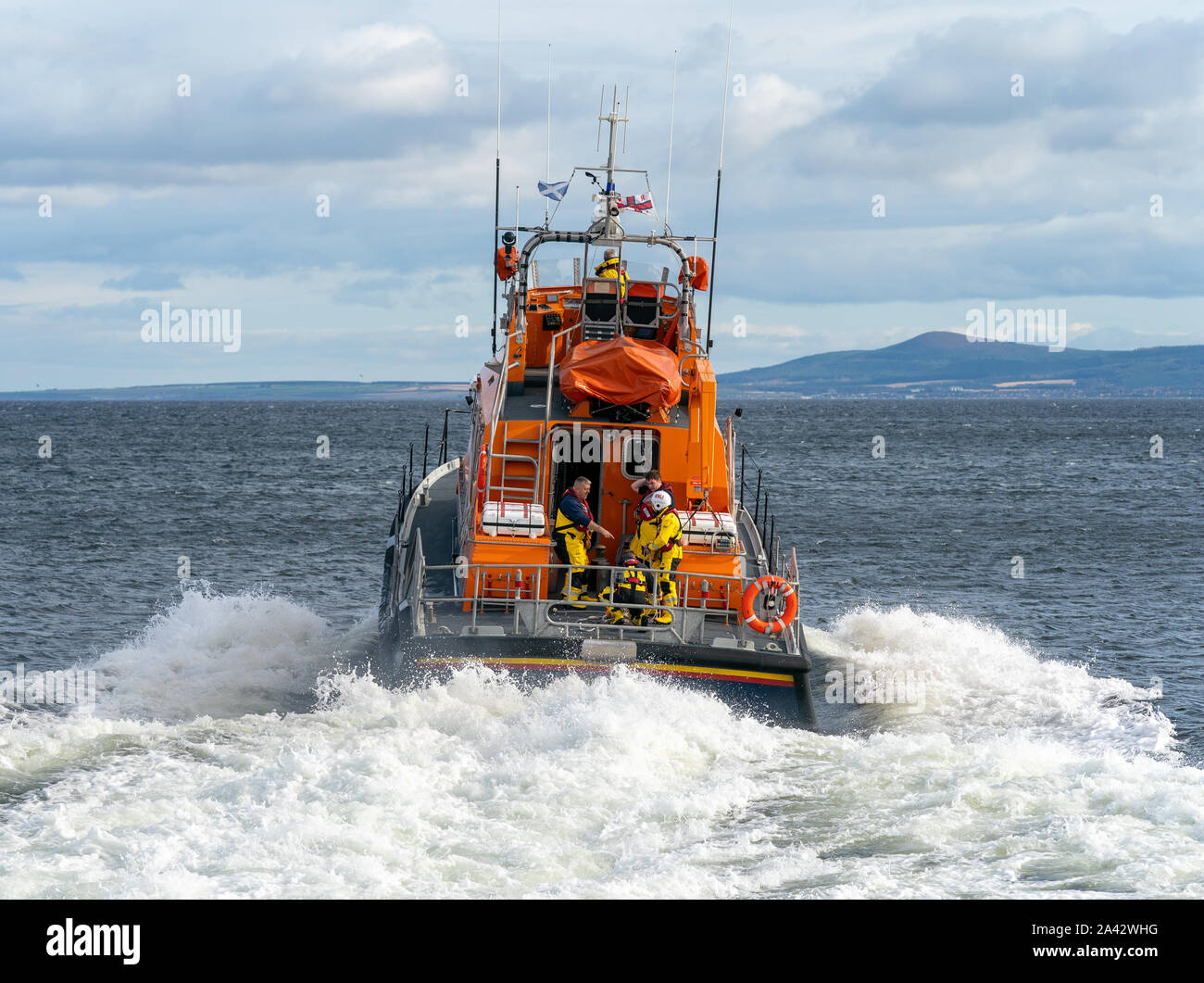 Lossiemouth, Moray, Scotland, UK. 11th Oct 2019. This is the RNLI ...