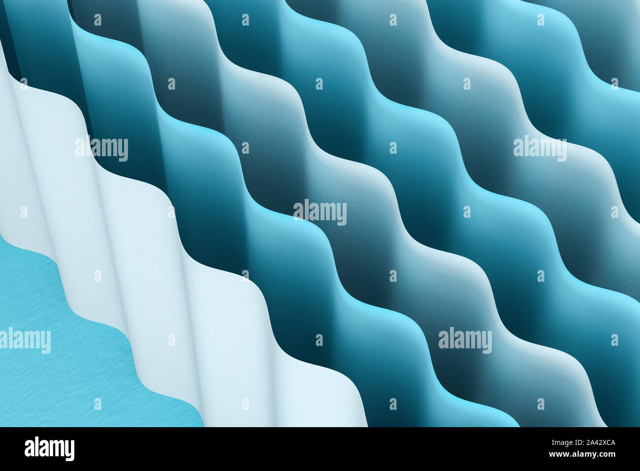 Abstract blank paper, gradient background, 3d rendering. Computer ...