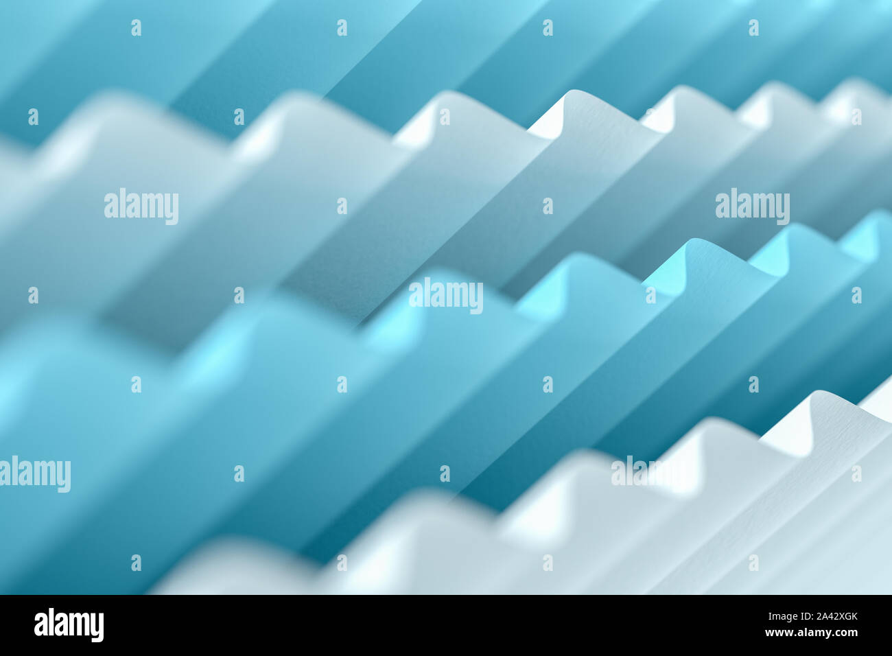 Abstract blank paper, gradient background, 3d rendering. Computer ...