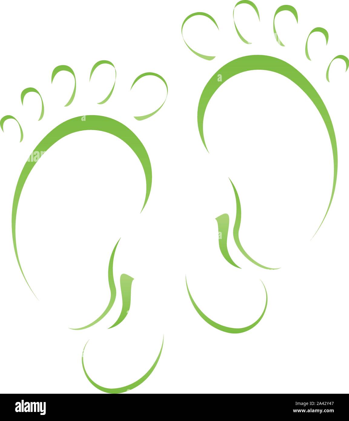 Two feet, pedicure, massage, logo Stock Vector Image & Art - Alamy