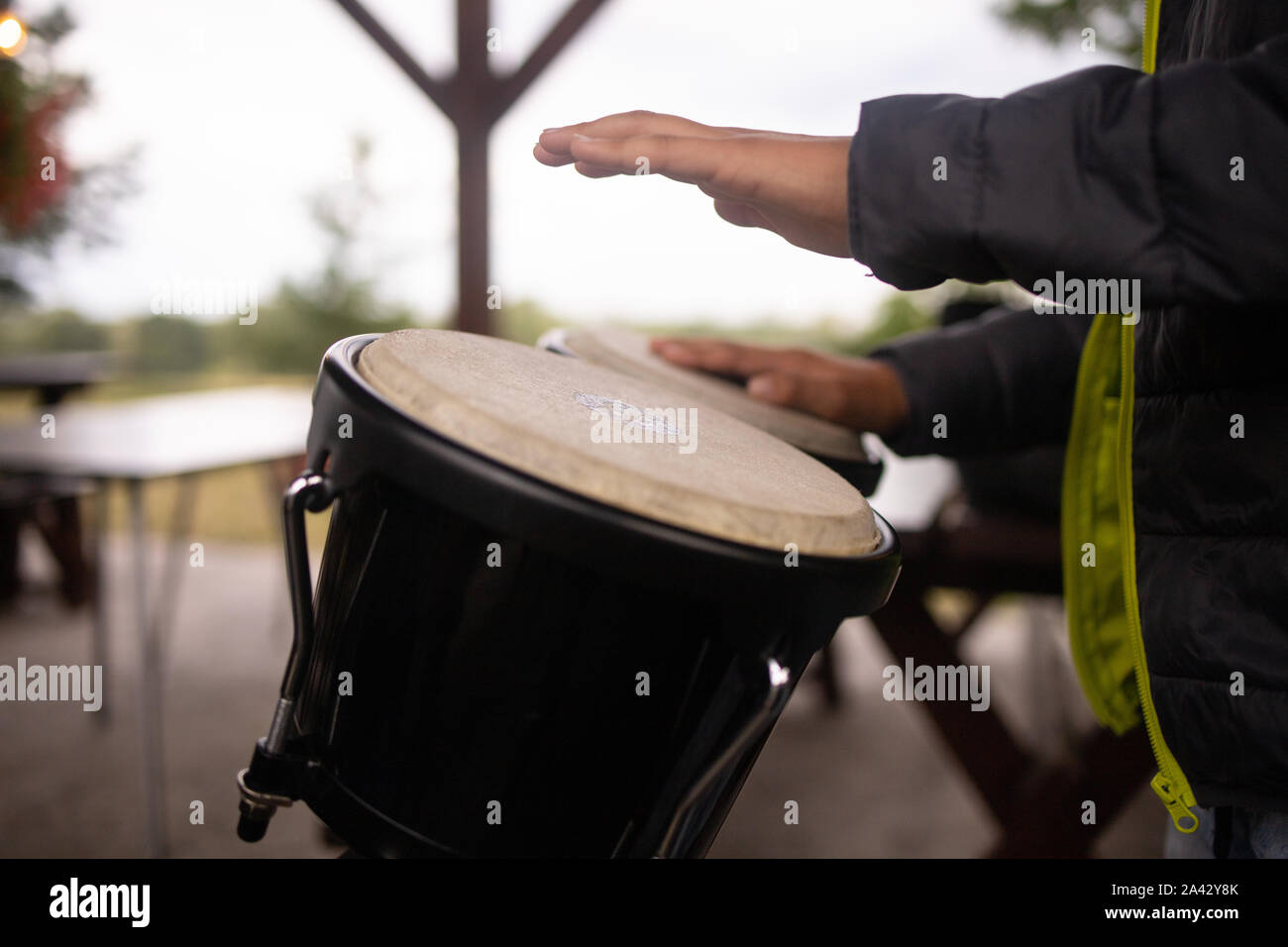 Playing bongos hi-res stock photography and images - Alamy