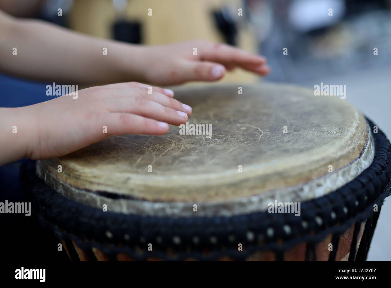 Playing bongos hi-res stock photography and images - Alamy