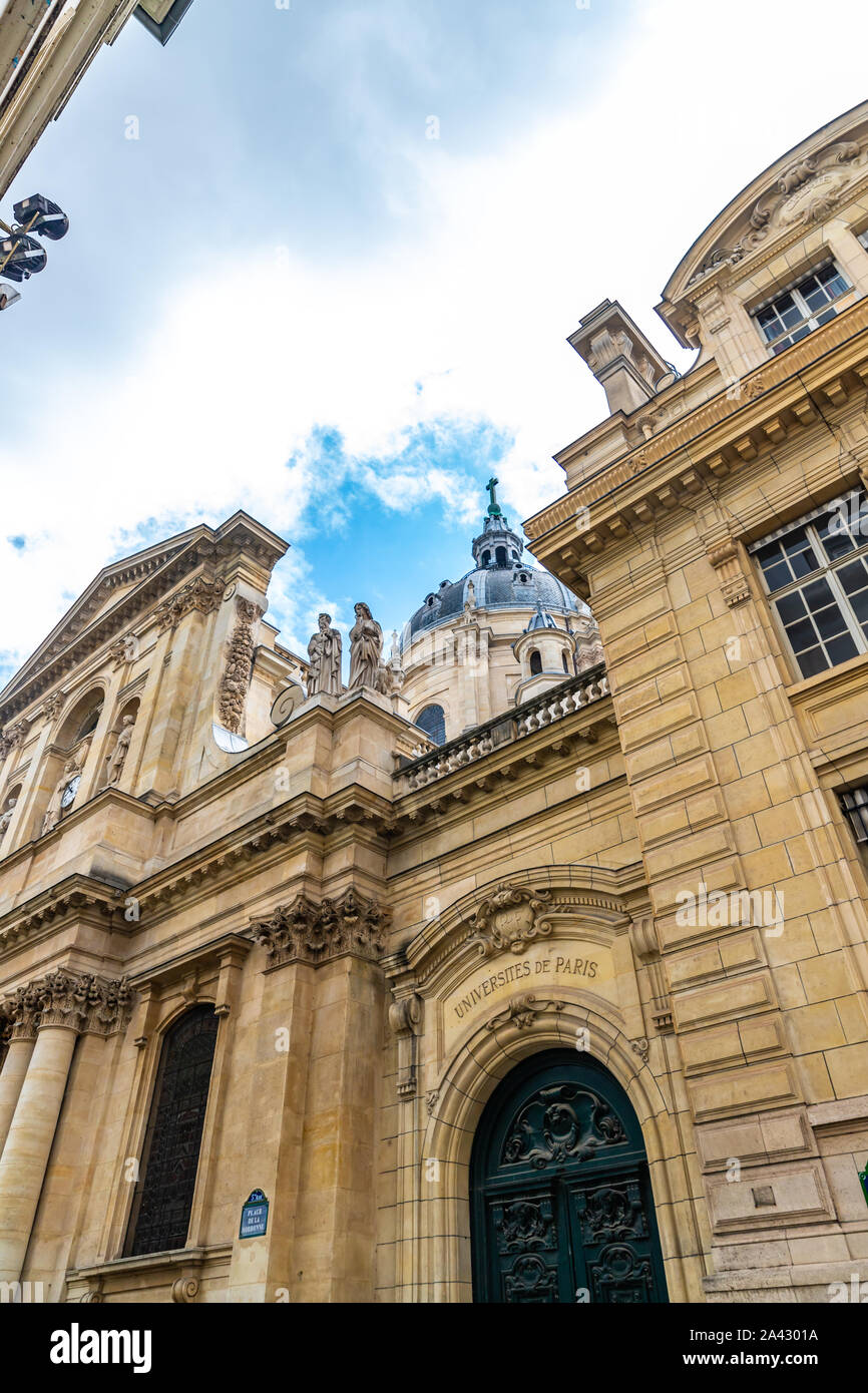 Exterior of University of Paris, Sorbonne, France Stock Photo - Alamy