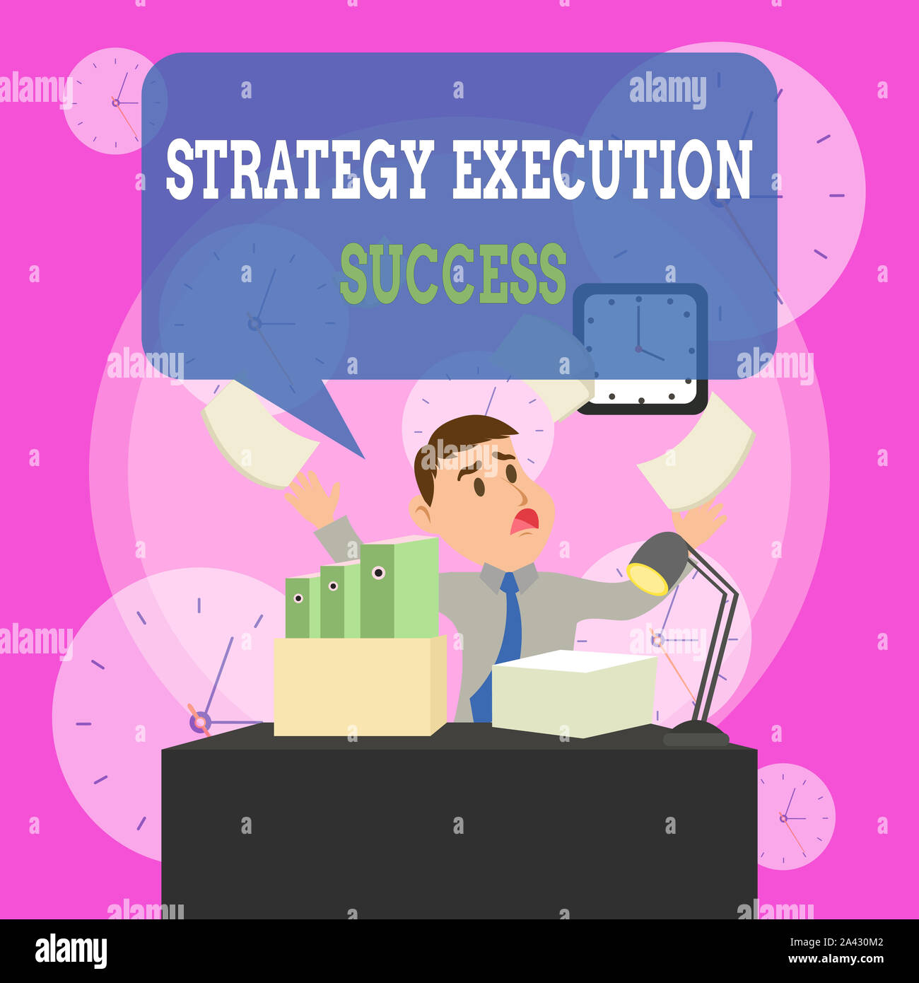 Writing note showing Strategy Execution Success. Business concept for ...