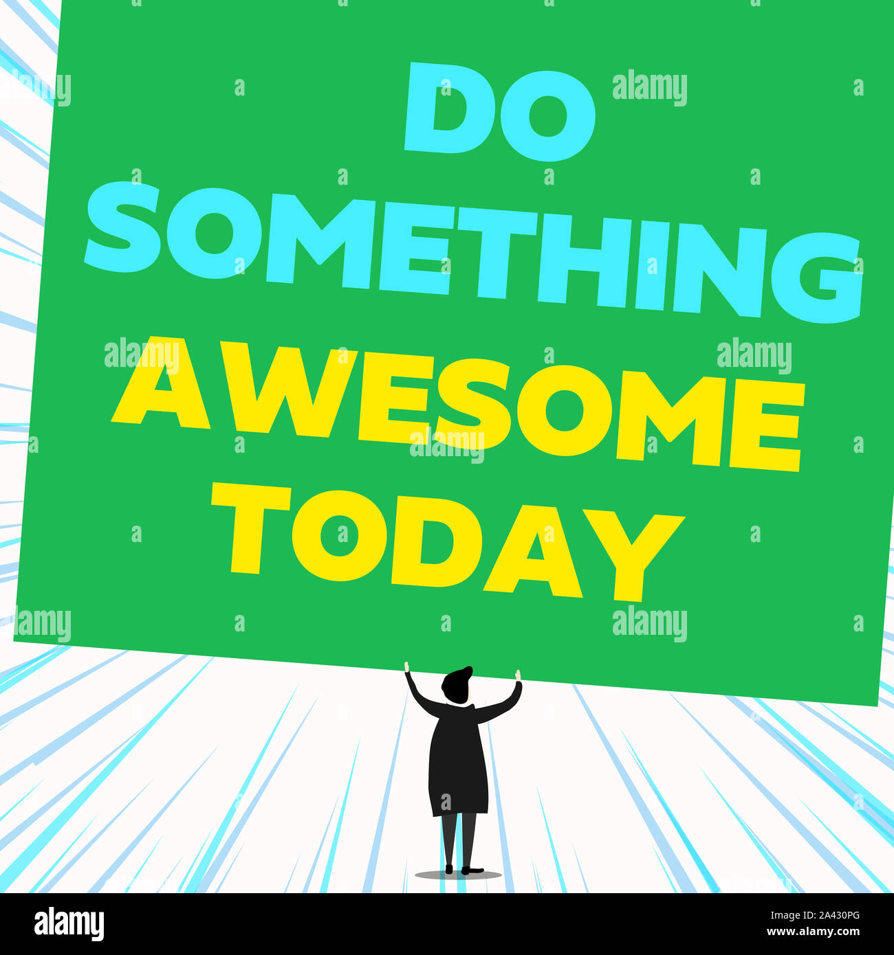 Handwriting text writing Do Something Awesome Today. Conceptual photo ...