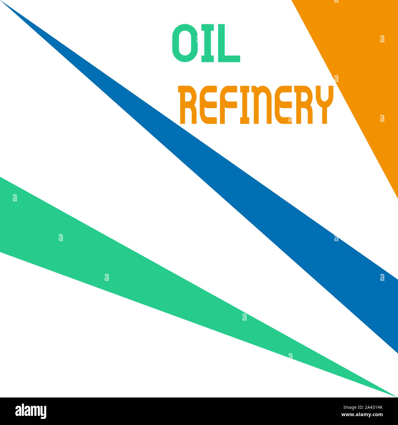 Word writing text Oil Refinery. Business photo showcasing industrial ...
