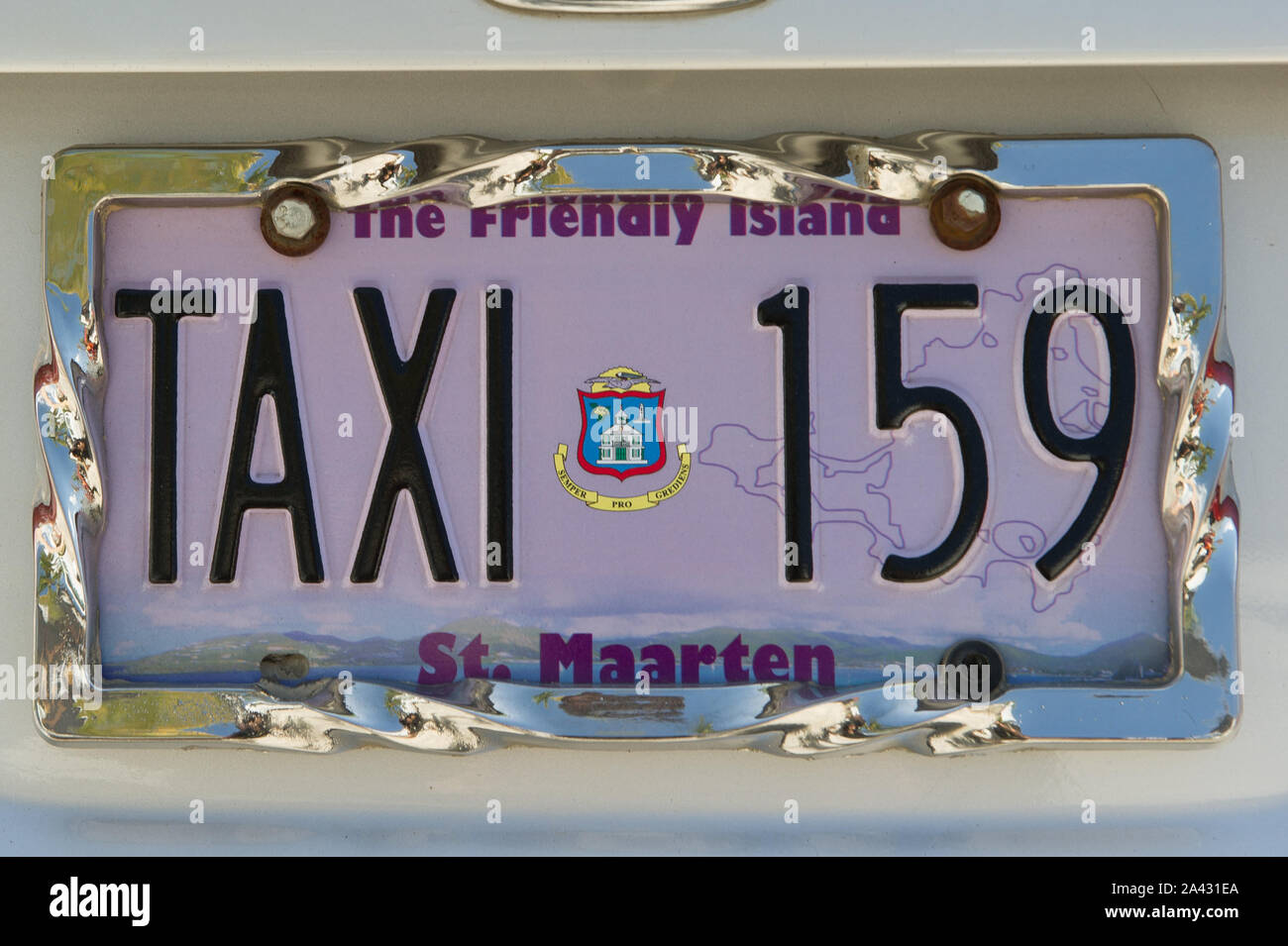 Sint maarten license plate hi-res stock photography and images - Alamy