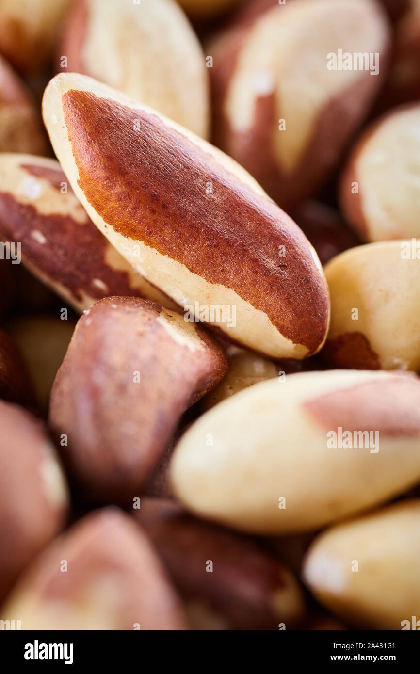 Close up picture of Brazil nuts, shallow depth of field Stock Photo - Alamy