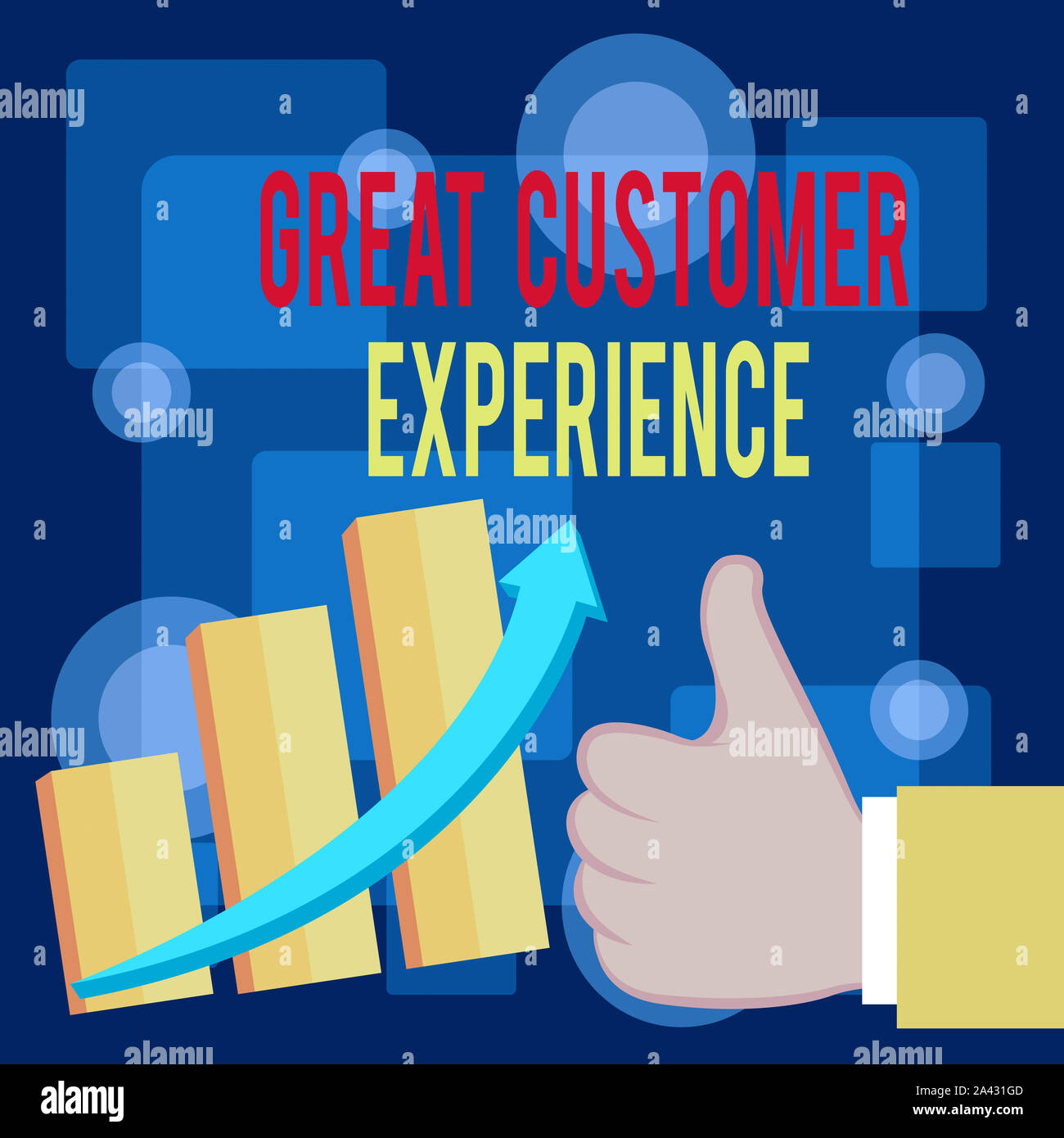 Writing note showing Great Customer Experience. Business concept for ...