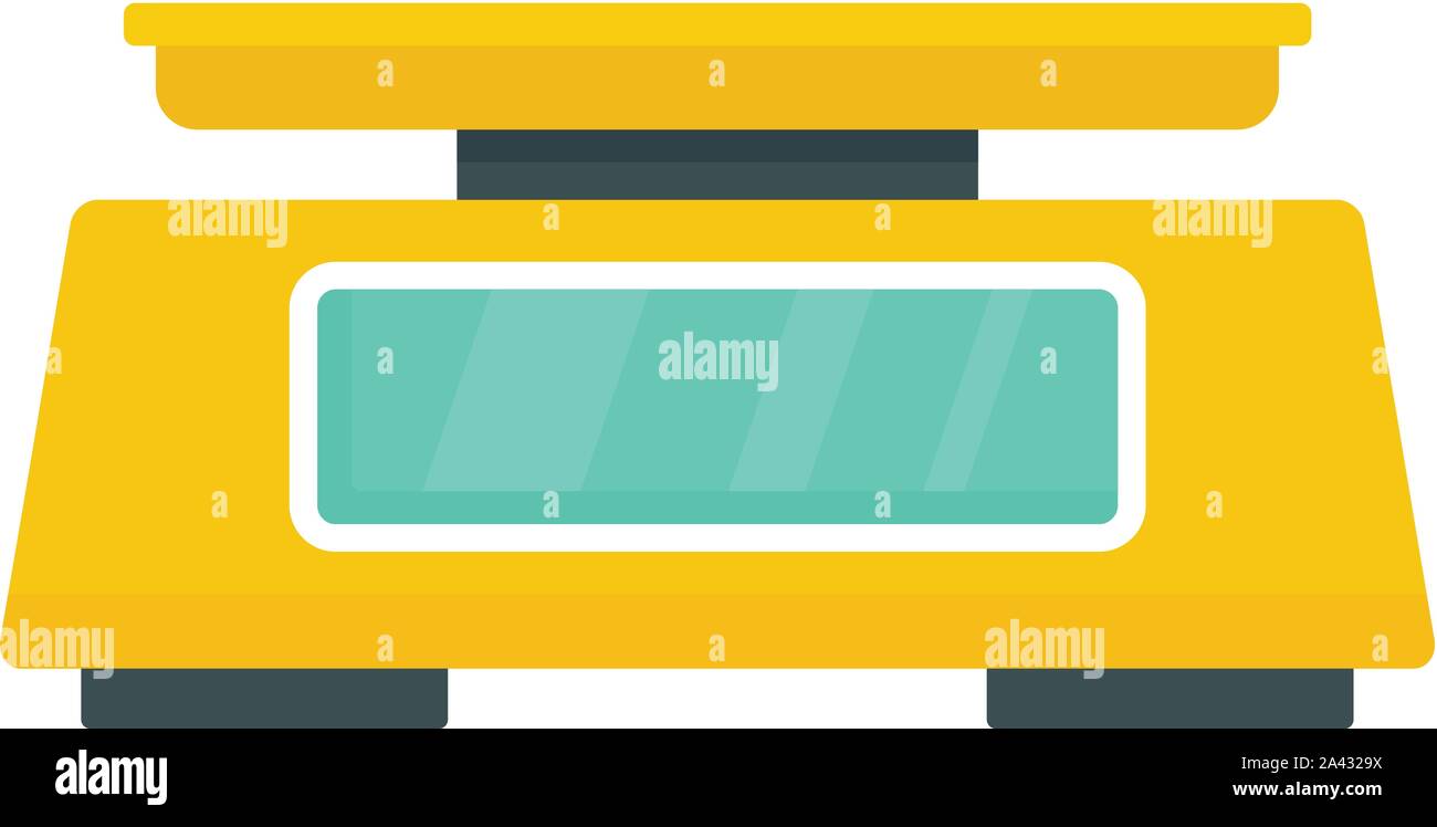 Lab scales icon. Flat illustration of lab scales vector icon for web ...