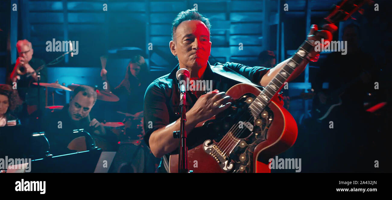 USA. Bruce Springsteen in a scene from the promo for the ©Warner Bros ...