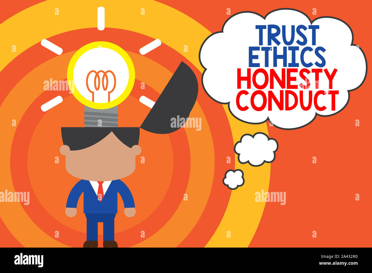 Word writing text Trust Ethics Honesty Conduct. Business photo ...
