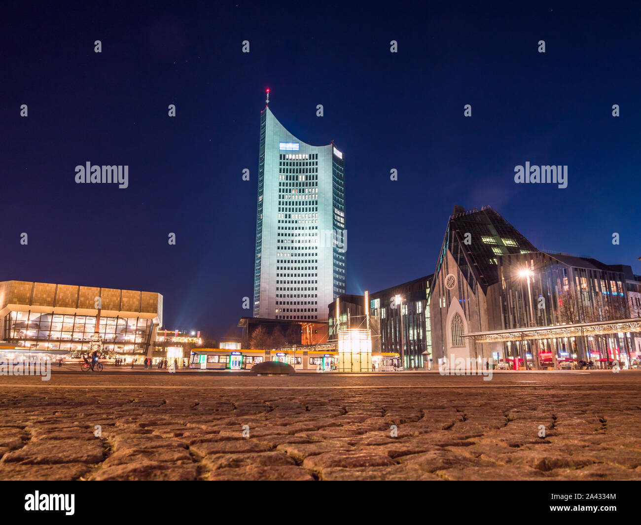 Opera house at augustusplatz hi-res stock photography and images - Alamy