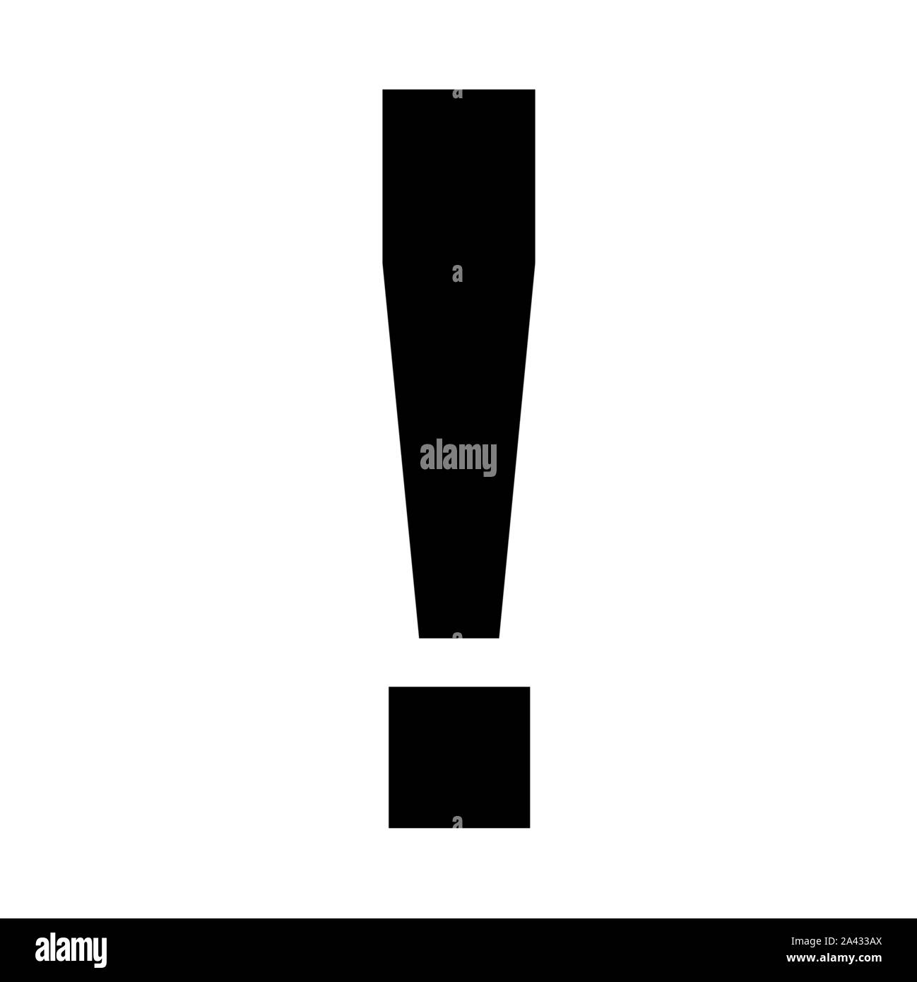Exclamation sign illustration Stock Vector Image & Art - Alamy
