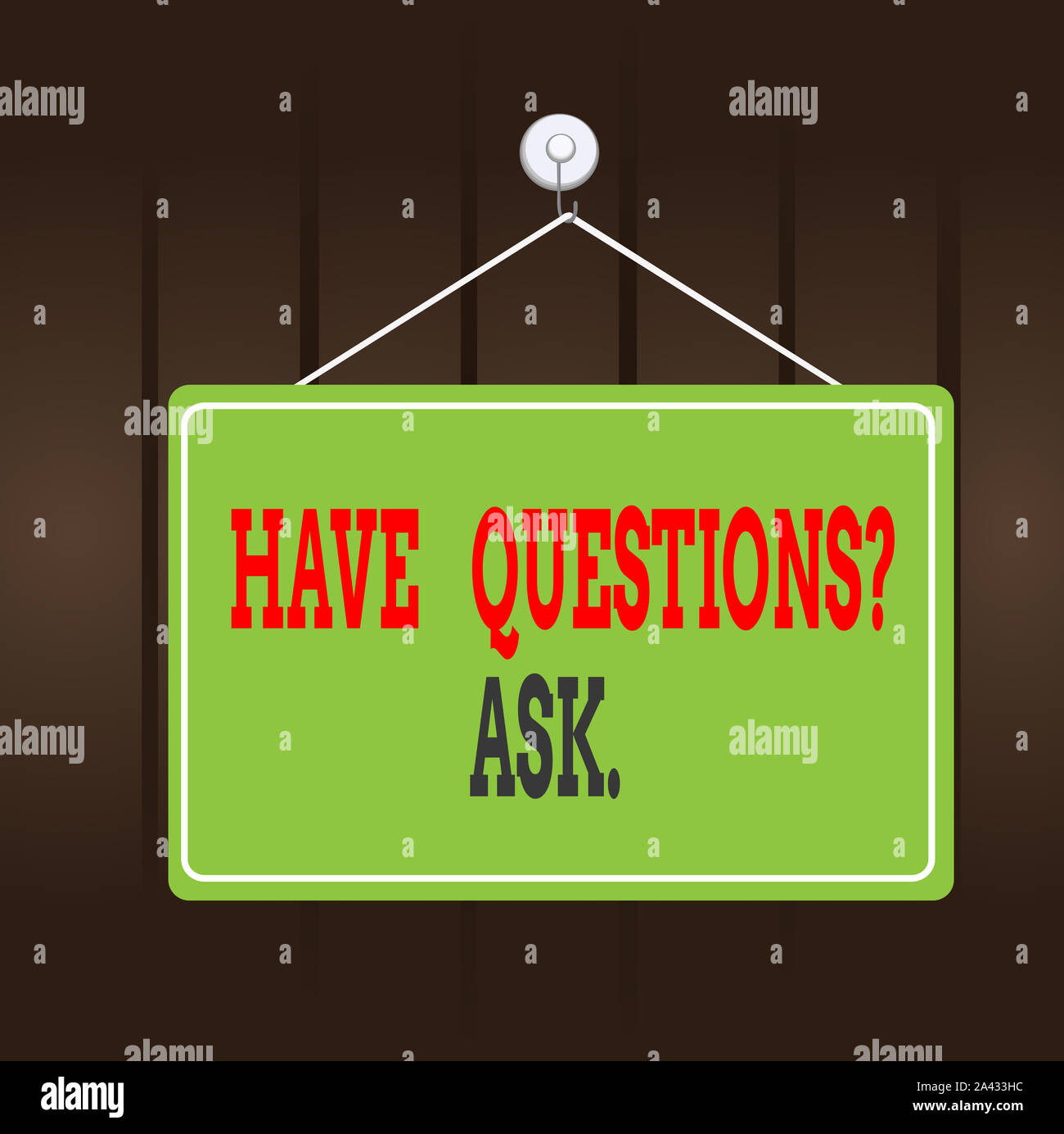 Writing note showing Have Questions Question Ask. Business concept for ...