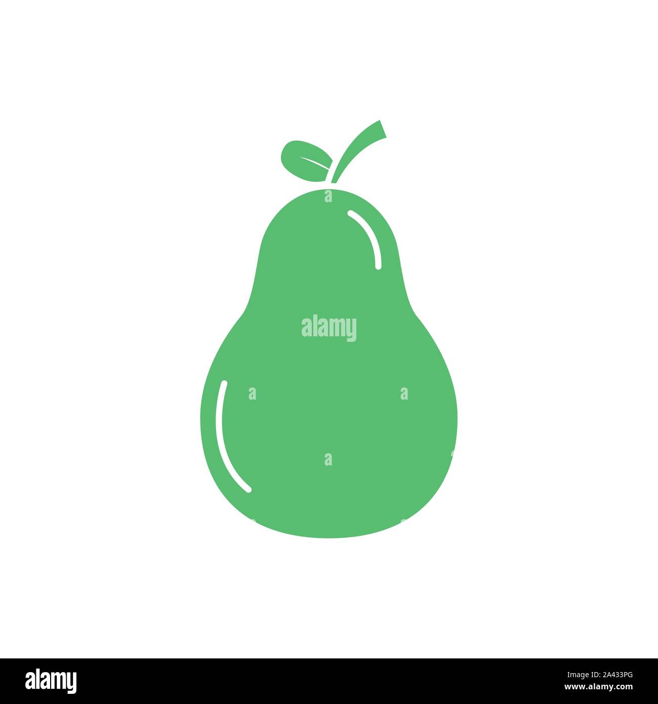 pear design, Fruit healthy organic food sweet and nature theme Vector ...
