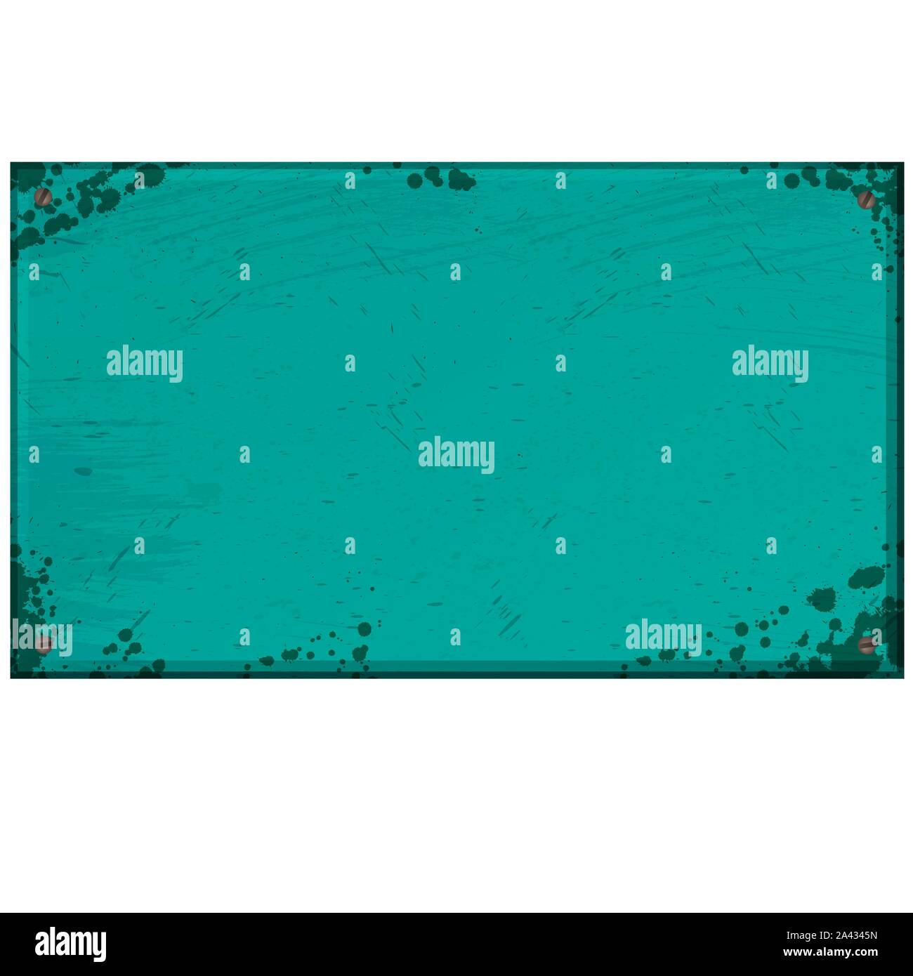 Grunge old square form board isolated on white background Stock Vector ...