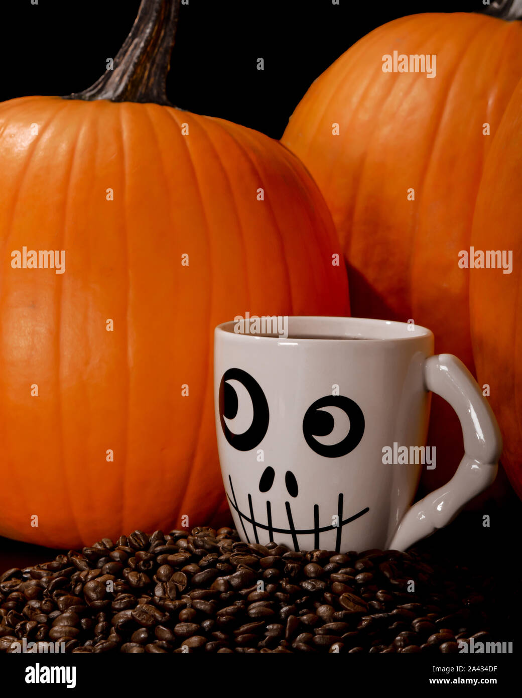 Spooky coffee break Stock Photo - Alamy