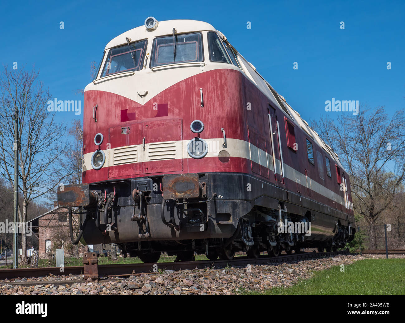 Old diesel locomotive hi-res stock photography and images - Alamy