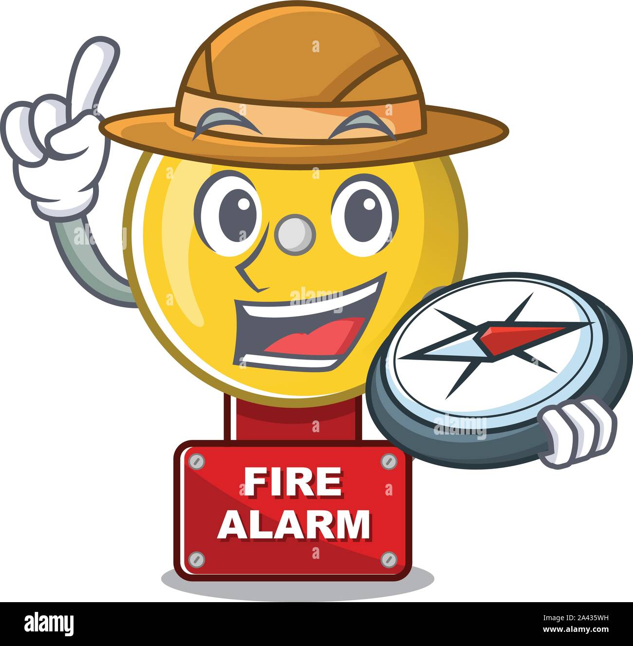 Firefighter emoticon Stock Vector Images - Alamy