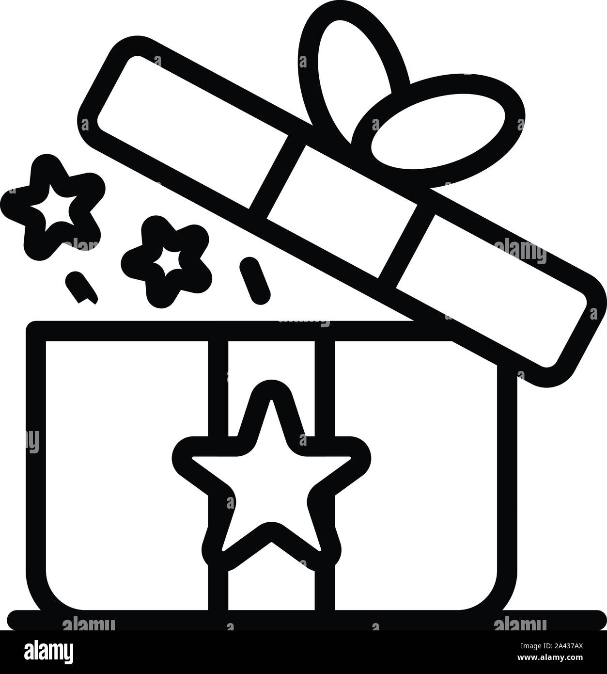 Gift box full money Stock Vector Images - Alamy
