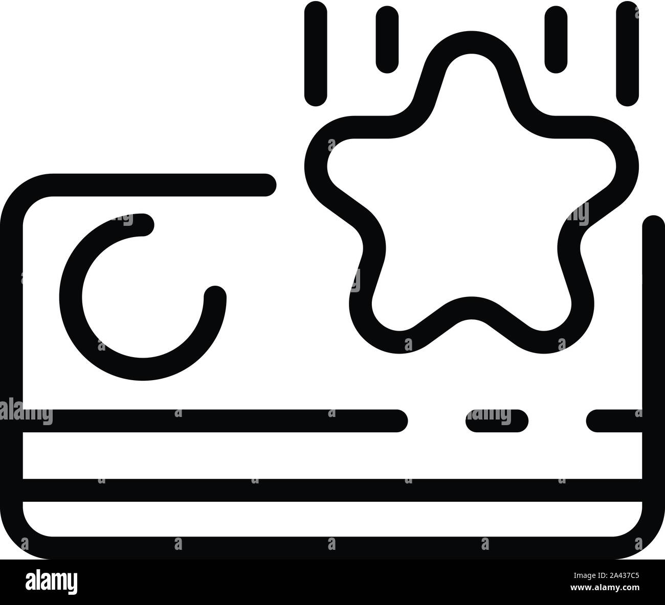 Win loyalty card icon, outline style Stock Vector Image & Art - Alamy