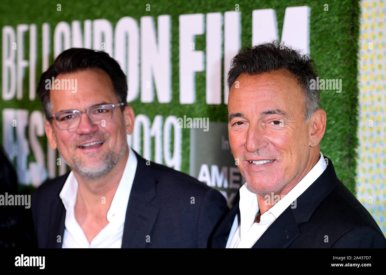 Thom Zimney and Bruce Springsteen attending the Western Stars Premiere ...
